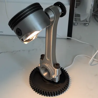 Engine Piston Lamp (LED Lamp Kit-001) by Corco Design MakerWorld ...