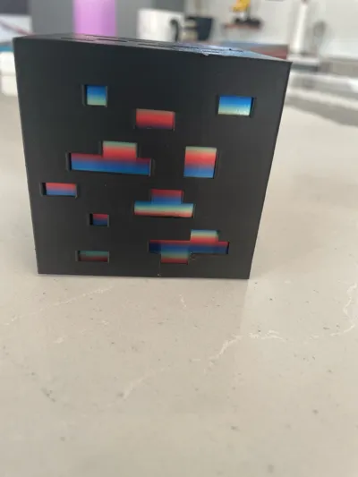 Minecraft Ore - small Tealight LED lamp (white) by Pioterzero ...