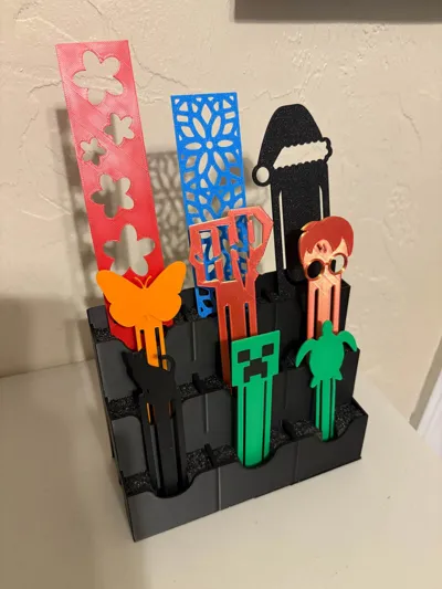 Bookmark Stand - Free 3D Print Model - MakerWorld