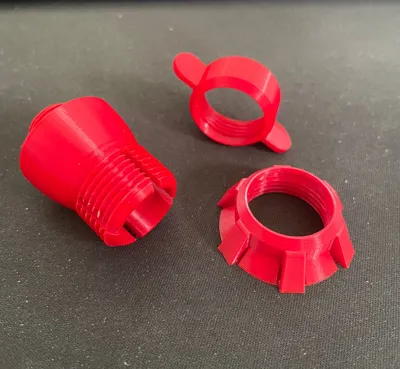 Ball socket with locking nut - Free 3D Print Model - MakerWorld