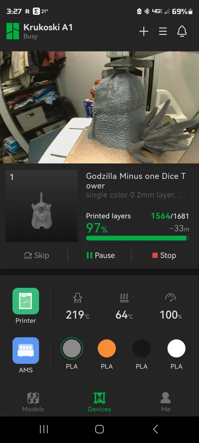 Godzilla Minus one Dice Tower by MiX&BitS MakerWorld: Download Free 3D ...