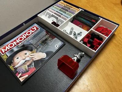 Monopoly Box Organizer by Ripcord3D MakerWorld: Download Free 3D Models