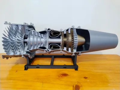 3D Printable Low Bypass Turbofan by CATIAV5FTW MakerWorld: Download ...