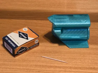 Print in Place - Toothpick Dispenser - V5.44 by GmD MakerWorld ...