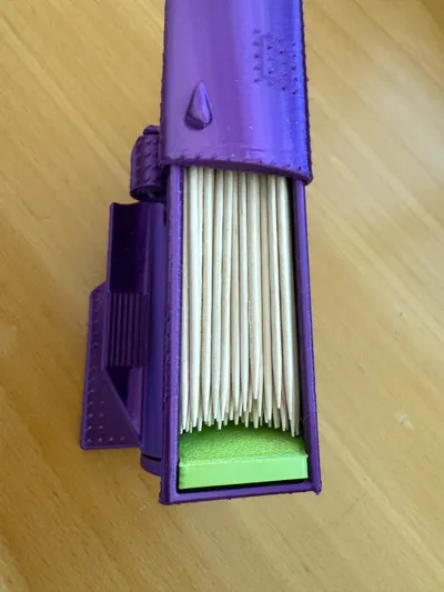 Print in Place - Toothpick Dispenser - V5.44 by GmD MakerWorld ...