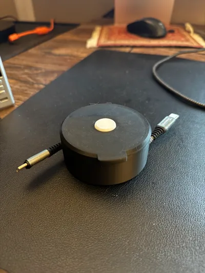 Retractable Cable Organizer - With Stop - Free 3D Print Model - MakerWorld