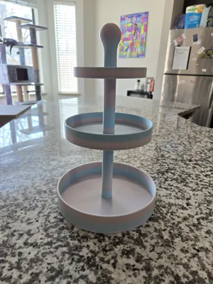 Three Tiered Snack & Cake Stand, Serving Stand by Deltaprints ...