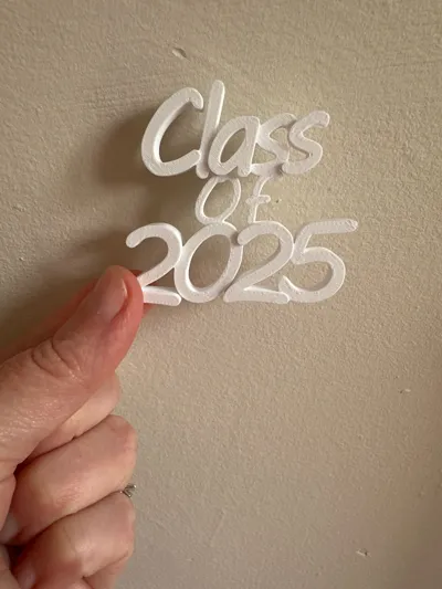 Class of 2025 Graduation Ornament - Free 3D Print Model - MakerWorld