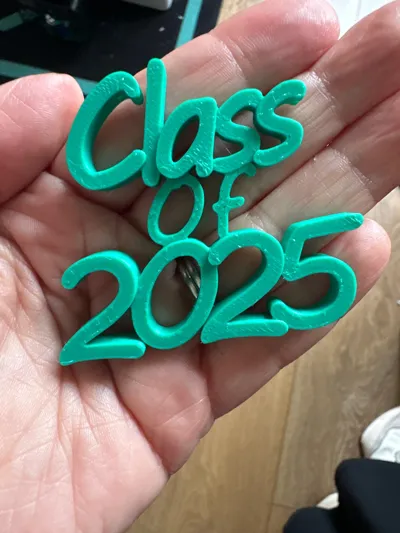 Class of 2025 Graduation Ornament - Free 3D Print Model - MakerWorld