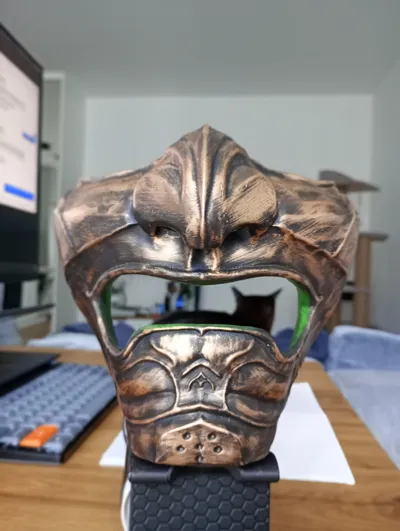 Samurai Oni Mask #02 by ONI.FORGE MakerWorld: Download Free 3D Models