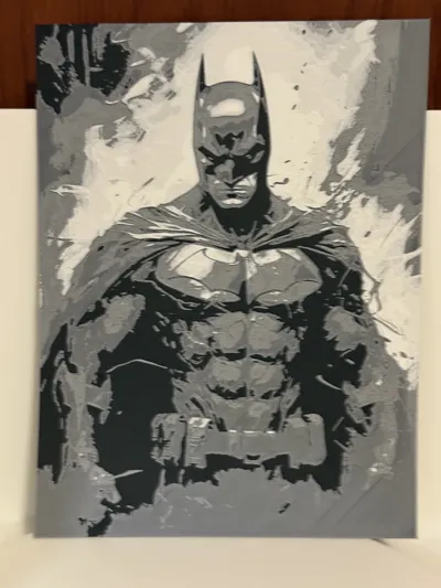 batman relief created using Hueforge by FalseShepard MakerWorld ...