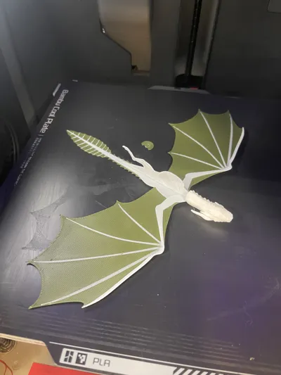 Flying Drogon from Game of Thrones by Sevro MakerWorld: Download Free ...