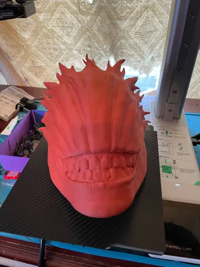 Mahito true form mask by Ghigne MakerWorld: Download Free 3D Models