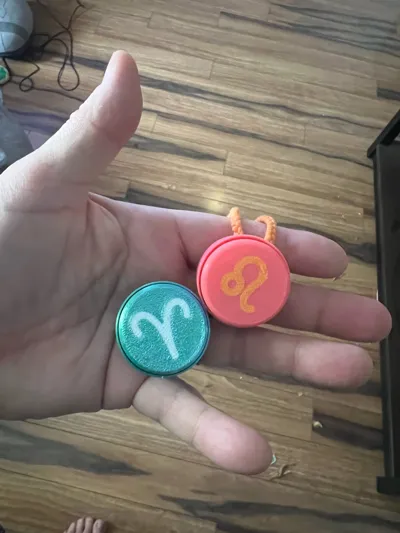 Horoscope Fidget Clickers - Free 3D Print Model - MakerWorld