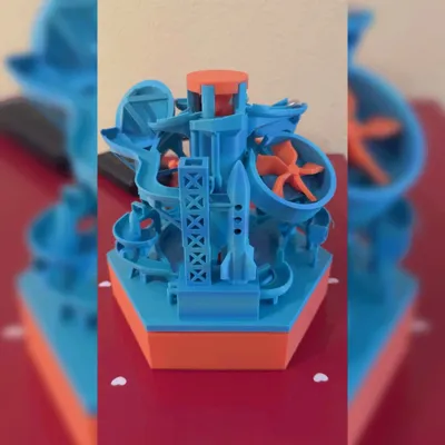 Astro - Marble Machine (motorized) by Elegant Marble Machines ...