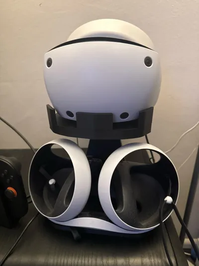 PlayStation VR2 Headset and Controller Station - Free 3D Print Model ...
