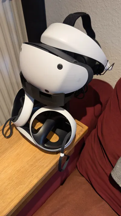 PlayStation VR2 Headset and Controller Station - Free 3D Print Model ...