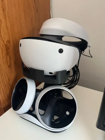 PlayStation VR2 Headset and Controller Station - Free 3D Print Model ...