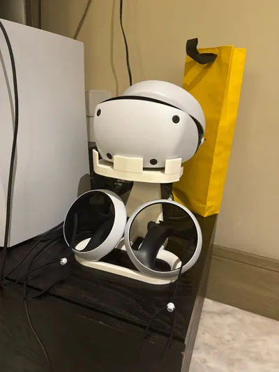 PlayStation VR2 Headset and Controller Station - Free 3D Print Model ...