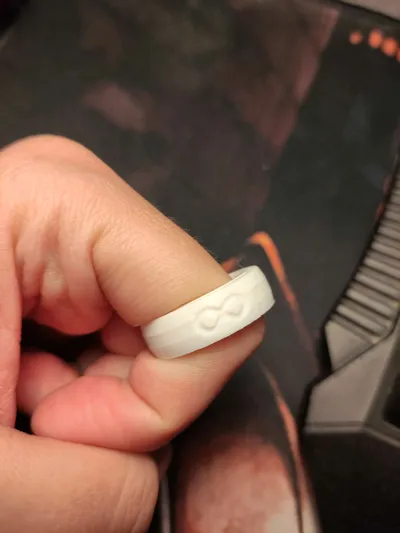 Infinity Spin Ring Fidget - Print in Place by Eternity Labs MakerWorld ...