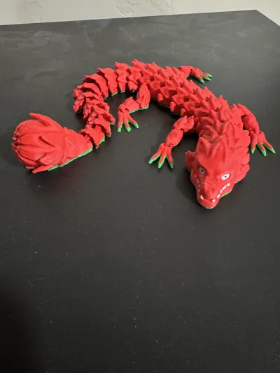 Flail Tail Petal Dragon articulating flexi by MooreFORGE MakerWorld ...