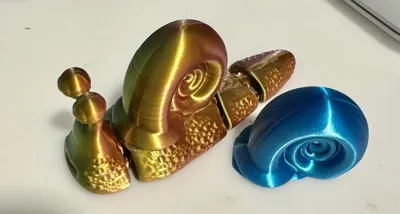 Articulated Cute Snail by 3DPrintyi MakerWorld: Download Free 3D Models