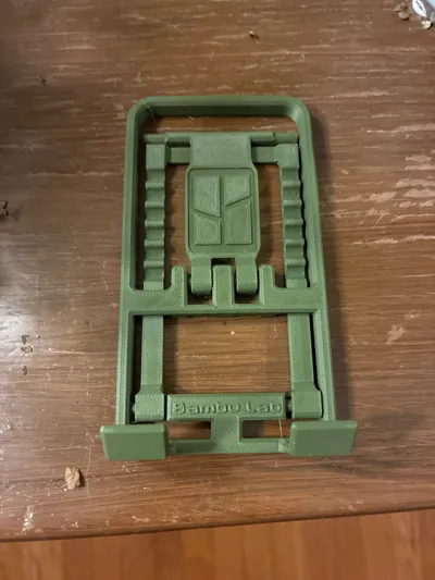 Bambulab foldable phone stand print in place - Free 3D Print Model ...