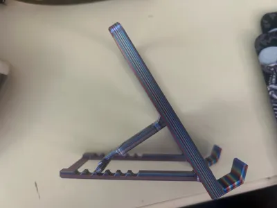 Bambulab foldable phone stand print in place - Free 3D Print Model ...