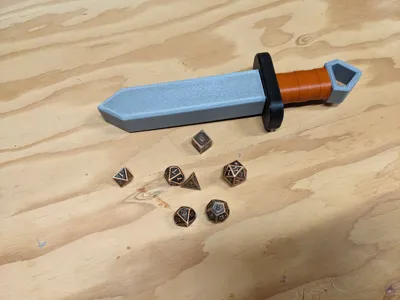 DICE DAGGER - Dice Storage Dagger by Another SpoolMakerWorld: Download ...