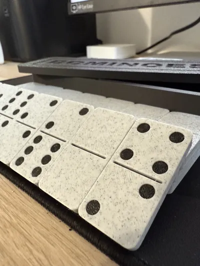 dominoes · standard and mini by h3li0 MakerWorld: Download Free 3D Models