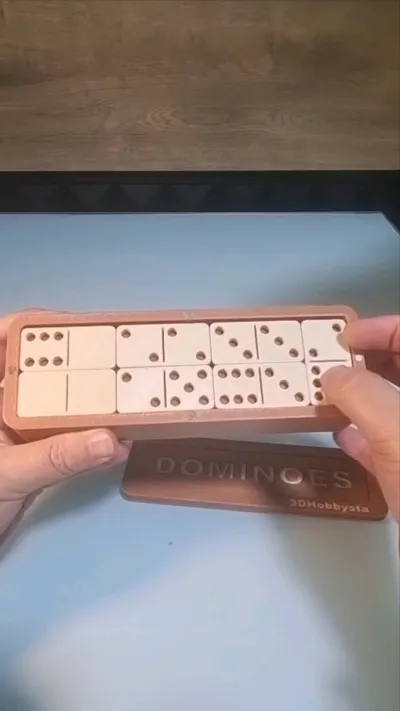 dominoes · standard and mini by h3li0 MakerWorld: Download Free 3D Models