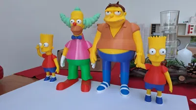 Barney from the Simpsons Multi-Part by Playco3D MakerWorld: Download ...