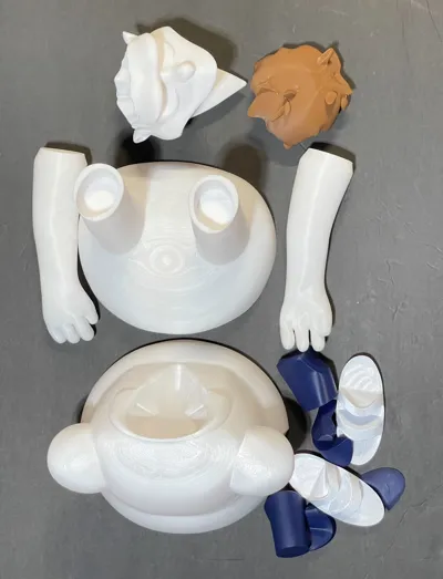 Barney from the Simpsons Multi-Part by Playco3D MakerWorld: Download ...