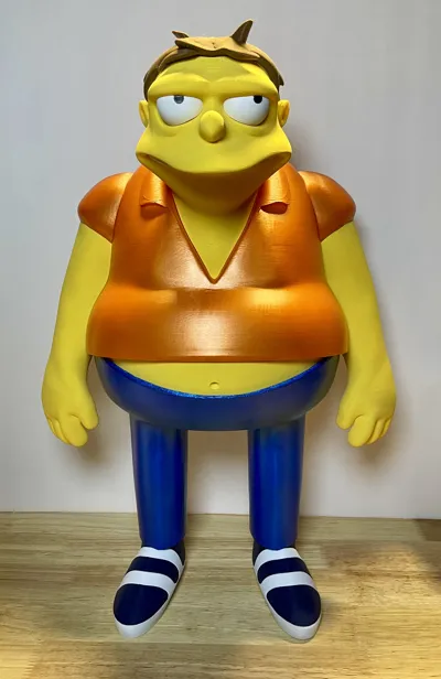 Barney from the Simpsons Multi-Part by Playco3D MakerWorld: Download ...