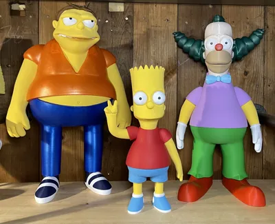 Barney from the Simpsons Multi-Part by Playco3D MakerWorld: Download ...