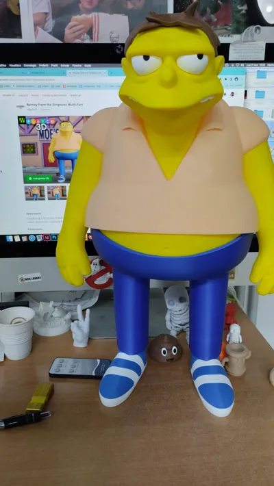 Barney from the Simpsons Multi-Part by Playco3D MakerWorld: Download ...