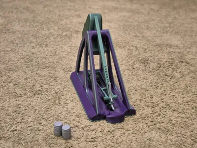 Tabletop Trebuchet Toy by OwenTF MakerWorld: Download Free 3D Models