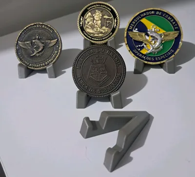 Single Challenge Coin Display by altair3d MakerWorld: Download Free 3D ...