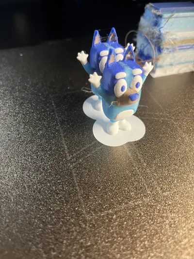 Bluey Keychain Remixed by CyberMyler MakerWorld: Download Free 3D Models