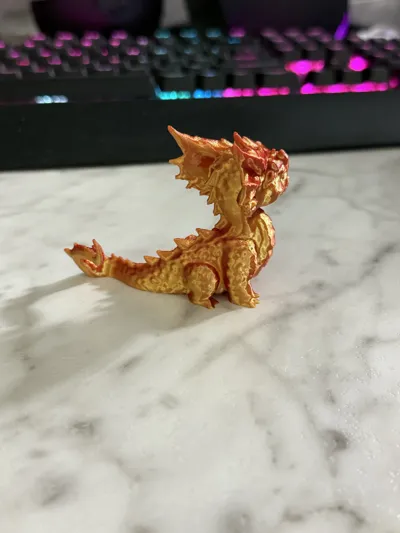 Baby Dragon Miniature - Free 3D Print Model - MakerWorld