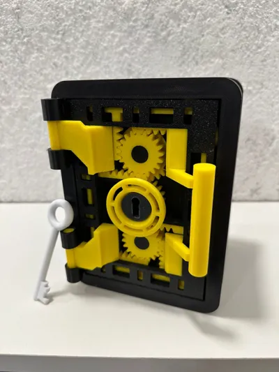 Mini Vault with Lever Tumbler Lock by Rocco's Stuff MakerWorld ...