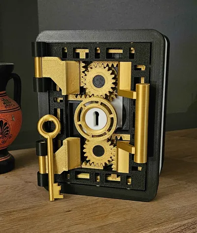 Mini Vault with Lever Tumbler Lock by Rocco's Stuff MakerWorld ...