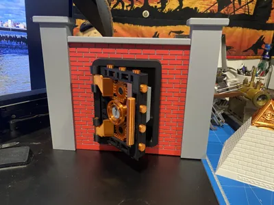 Mini Vault with Lever Tumbler Lock - Free 3D Print Model - MakerWorld