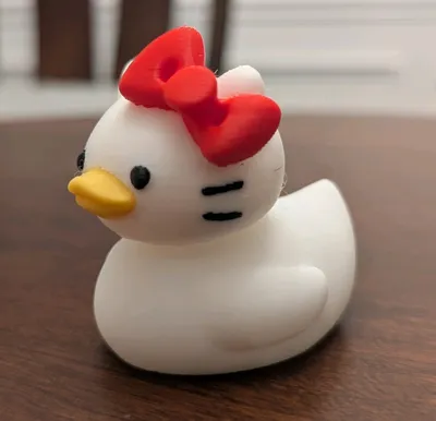Hello Kitty Rubber Duck by Edas 3D-Kitchen MakerWorld: Download Free 3D ...