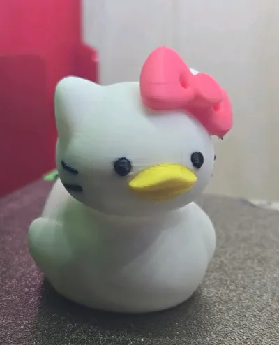 Hello Kitty Rubber Duck by Edas 3D-Kitchen MakerWorld: Download Free 3D ...