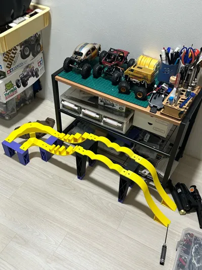 18th-24th Scale RC Crawler Course-Set 1_Obstacles - Free 3D Print Model ...