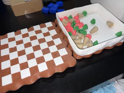 Ice Cream Checkers - Free 3D Print Model - MakerWorld