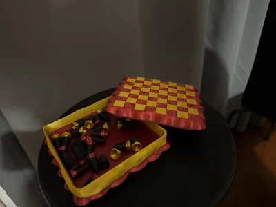 Ice Cream Checkers - Free 3D Print Model - MakerWorld