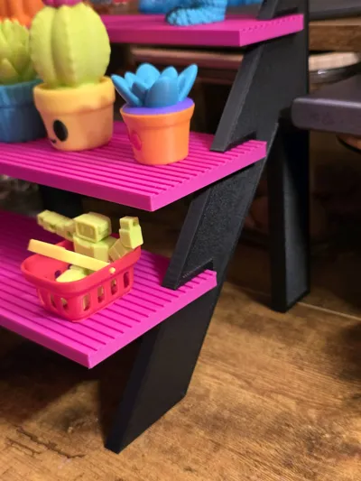 Display Stand (3 Shelf) - Free 3D Print Model - MakerWorld
