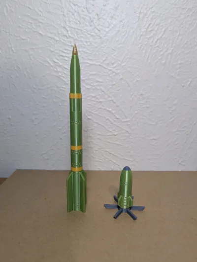 Missile Pen | Iconic Bladed Hellfire R9X 'Ginsu' - Free 3D Print Model ...